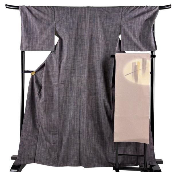 【着物ランク】秀品【素材】正絹【身丈】約165.5cm【裄丈】約70.5cm【袖丈】約48cm【袖幅】約36cm【前幅】約25cm【後幅】約31cm【サイズ】L【着物仕立て】袷【着用時期】10〜5月【帯丈2】約385cm【帯幅2】約32cm...