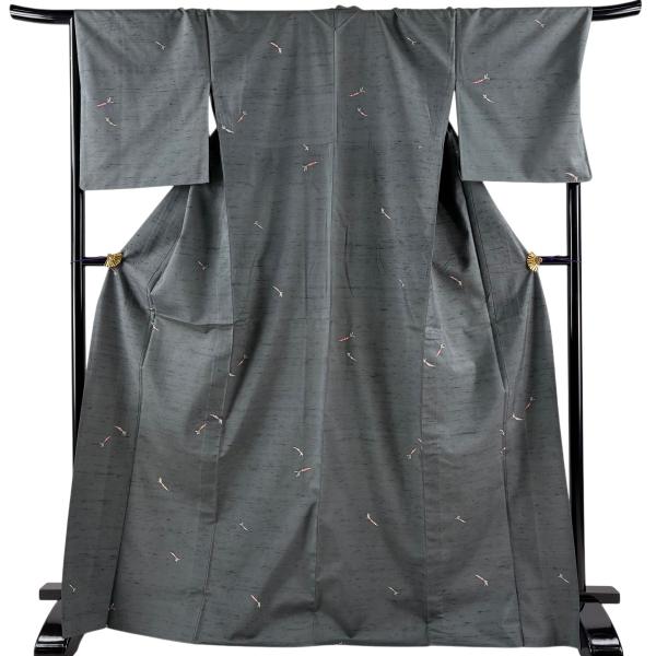 【着物ランク】逸品【素材】正絹【身丈】約172cm【裄丈】約69cm【袖丈】約49.5cm【袖幅】約35.5cm【前幅】約24.5cm【後幅】約30.5cm【サイズ】L【着物仕立て】単衣【着用時期】6/9月【コメント】非常に厳しい要件をくぐ...