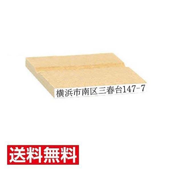 サイズ：5mm×45mm（印面サイズ）行　数：1行内　容：横書・縦書書　体：6種類よりご指定ください。配　送：定型郵便にてお届けいたします。レイアウトのご希望・文字がない場合等は製作上の注意事項欄に詳細をご記載ください。長さは短くする事が可...