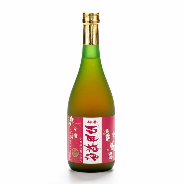 国産の熟した梅「白加賀」を使用【６本まで１梱包で発送】明利　梅香　百年梅酒　完熟梅特別仕込み　７２０ｍｌ