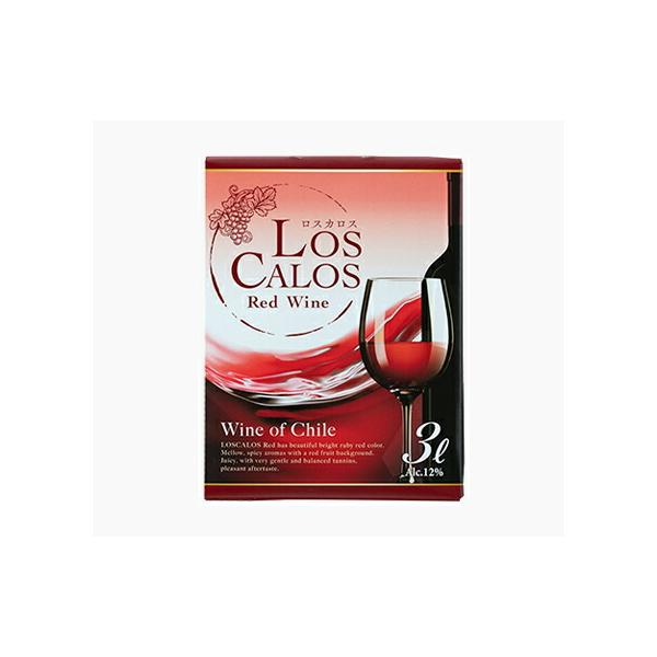 お得な大容量ワイン【4個まで1梱包で発送】ロスカロス 赤 BIB 3000ml 3L