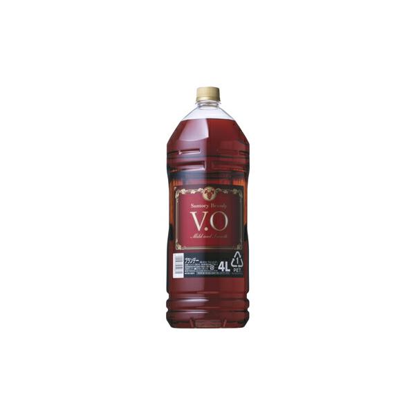 毎日飲んでも飽きのこない味わいのブランデー 【4本まで1梱包で発送】サントリー VO 4L PET 4000ml ペットボトル