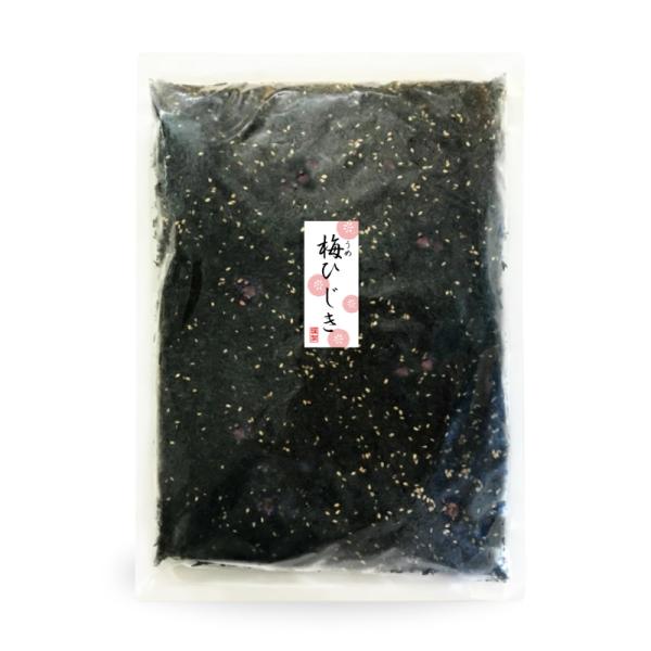 ひじき ふりかけ うめひじき 1ｋgうめひじき１ｋｇを業務用パックをご用意！！カリカリ梅の食感、酸味がアクセントとなり一層食欲が進みます。ご飯にふりかけたり、おむすびの具材としてももちろんのこと、和風パスタと組み合わせるのもオススメです。弊...