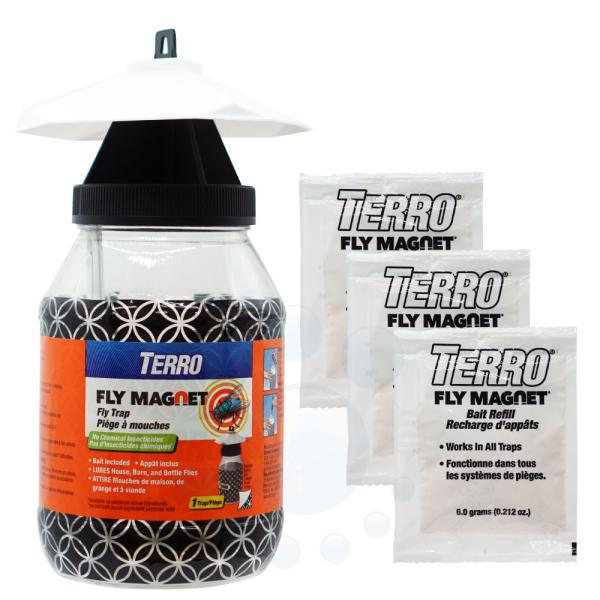 【商品名】フライマグネットセット 本体 1袋付き＋取替用ベイト剤 3袋【サイズ】Ｈ240×φ93ｍｍ【重　量】93ｇ（本体）【付属品】専用ベイト剤 1袋＋取替用ベイト剤（3袋）【販売元】Ｗｏｏｄｓｔｒｅａｍ【商品特長】◆食品工場等のハエ対策...