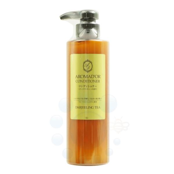 【商品名】アロマドール コンディショナー【内容量】500ml【香　り】ダージリンティーの香り【成　分】水/ミネラルオイル/セタノール/ステアリルアルコール/ローズヒップ油/ホホバ油/オトギリソウエキス/カミツレエキス/フユボダイジュ花エキス...