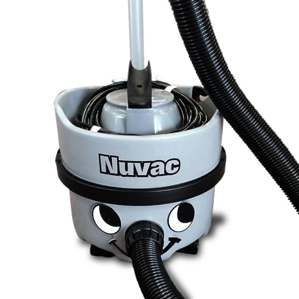 【商品名】ニュバック NVH180【本体重量】7.0kg【本体サイズ】340W×365L×360Hmm【電　源】100V 50/60Hz【モーター】620W【吸引力】2300mm/H2O【集塵容量】8L【コード長】10m【標準付属品】ビニー...