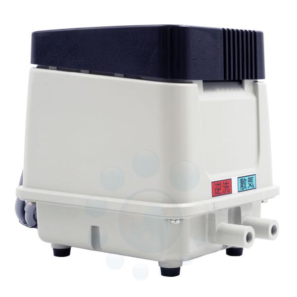 【商品名】安永エアポンプ ブロワ EP-80GR 右バッキ【電　圧】単相 AC100V【周波数】50/60Hz【常用圧力】14.7KPa【使用圧力範囲】10〜20kPa【常用消費電力】50Hz/51W　60Hz/51W 【定格風量】80L/...