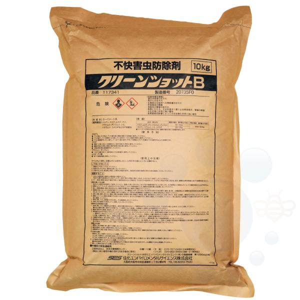 【商品名】クリーンショットB（微粒剤タイプ）【内容量】10kg【有効成分】カーバメート系【剤　型】微粒剤【使用用途】ヤスデ、ムカデ、ゲジゲジの駆除【販売元】住化エンバイロメンタルサイエンス株式会社【商品特長】◆徘徊害虫ヤスデ、ムカデ、ゲジゲ...