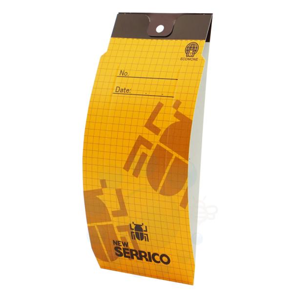 【商品名】ニューセリコ タバコシバンムシ誘引捕獲セット 【内容量】1セット入り【商品内容】粘着トラップ1個、誘引剤1個【主成分】フェロモン剤 【剤　形】誘引捕獲粘着シート【使用用途】タバコシバンムシ誘引捕獲【販売元】富士フレーバー株式会社 ...