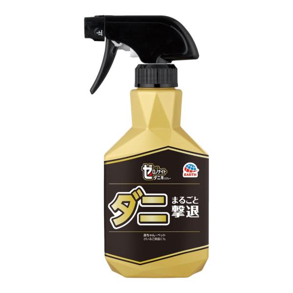 【商品名】ゼロノナイト ダニ用 スプレー【内容量】300mL【生産国・生産地域】日本【有効成分】ブロフラニリド【成　分】抗菌成分、消臭成分、ハウスダスト除去成分、エタノール【対象害虫】屋内塵性ダニ類【販売元】アース製薬株式会社【商品特長】◆...