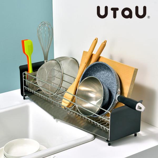 お皿を立てやすいデザイン。サイドの目隠しで立てた食器類もスッキリ見せてくれます。狭いスペースでも設置可能なコンパクト設計なので、1〜2人暮らしにオススメです。POINT1 縦にも横にも置きやすい『縦横ウェーブ』という小さな突起で、向きを選ば...