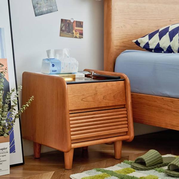 商品について☆商品番号 hykmq-794-sidetable☆カラー ■ナチュラル☆材質 ■チェリー材☆サイズ ■約30×35×46cm☆おすすめのポイント☆■美しい外観: チェリー材は美しい木目や色調を持ち、高級感があります。■耐久性:...