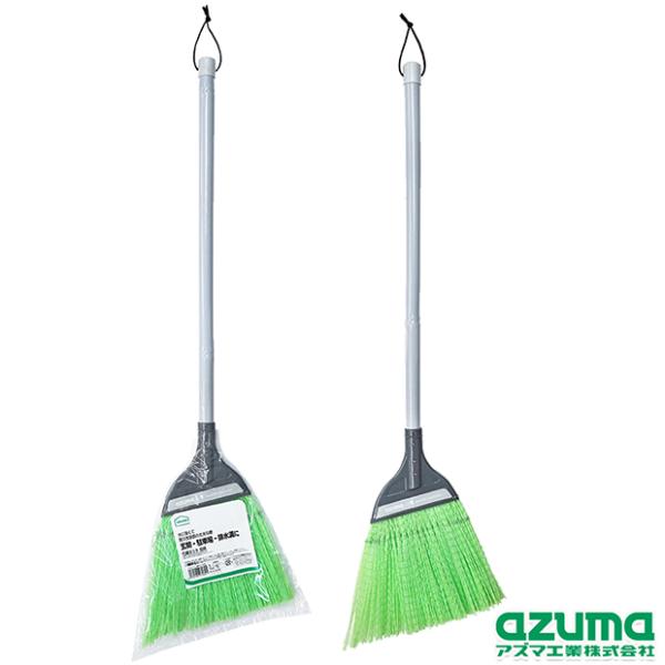 道路・駐車場・排水溝・玄関まわりなどのお掃除に。水に強くて耐久性抜群の丈夫な穂。手軽にお掃除できて収納に便利な短柄タイプ。素材・成分：穂/ポリプロピレン　柄/竹に樹脂チューブサイズ：約22×75×2cmその他詳細：穂幅約22cm　全長約75...