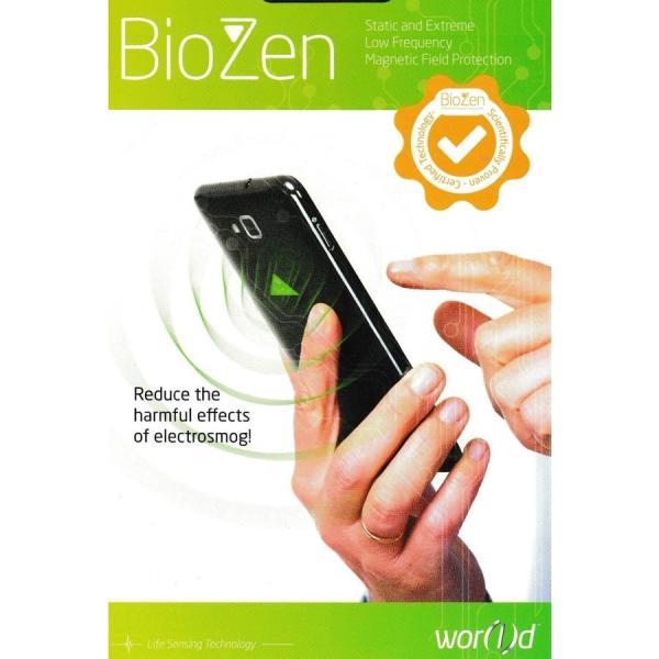 BioZen(バイオゼン）電磁波軽減マイクロチップ私たちは日常生活の中で使用している携帯電話(スマホ)、パソコン、電子レンジ、テレビ、ドライヤーなど多くの半導体を使用している電化製品に囲まれています。携帯電話(スマホ)にBioZenを貼って...