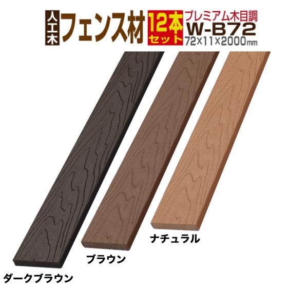 商品仕様◆サイズ：長さ(約)2000mm　幅(約)72mm　厚み(約)11mm　重さ(約)2kg /本◆材質：人工木材◆原産国：中国商品説明フェンス材　ルーバー材に最適な部材です。注意事項●北海道については追加送料がかかりますのでご了承くだ...