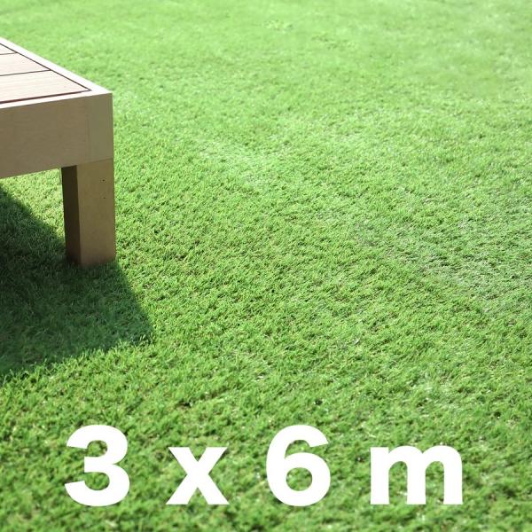 商品仕様◆サイズ：（約）幅3m*奥行6m*芝丈30mm◆重さ：（約）28kg◆材　質：人工芝◆原産国：中　国★U字ピン：44本付（ロールの端に赤い紐が付いているのが目印でロール中に同梱）注意事項◆組み立てる際は軍手をはめて作業を行ってくださ...