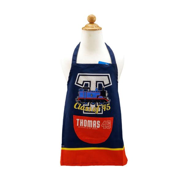 ・品番：01320-28・サイズ：100cm（丈約34cm巾約34cm首ひも32.5cm腰ひも33.5cm)・素材：綿100%・この商品は日本で企画し中国で製造された日本国内正規ライセンス商品です。トーマスの子どもサイズのエプロンです！10...