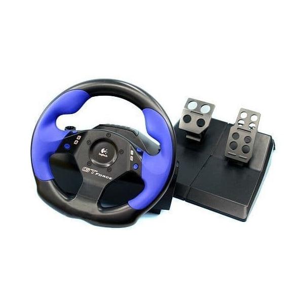 画像はサンプルです。セット内容と商品状態は以下をご参照ください。セット内容：ハンドルコントローラー、アクセル＆ブレーキペダル、ACアダプターのみです。外箱、説明書などはありません。商品状態：ご注意ください。ハンドルとペダルに擦り傷、白い汚れ...