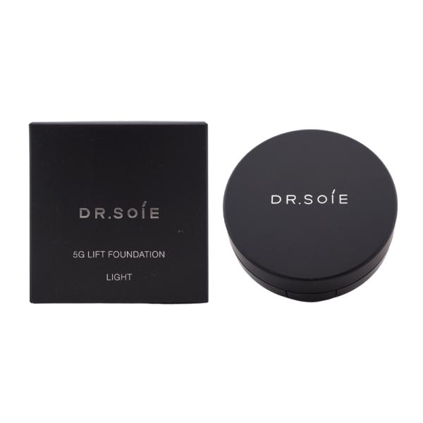 JAN 4580209781307速効60秒 塗る糸リフトクッションファンデ【商品名/内容物】DR.SOIE ドクターソワ 5Gリフトファンデーション 12g SPF40 PA+++ ライト やや明るめの肌色【使用方法】1.専用パフの3分の...