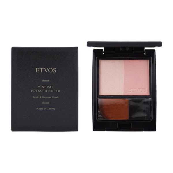 JAN 4580682136403大人の頬を上品なツヤで彩る濃淡2色のプレストチーク。【商品名/内容物】ETVOS エトヴォス ミネラルプレストチーク SPF20 PA++ 本体 ミュートペール 4.5g 【使用方法】メインカラーとハイライ...