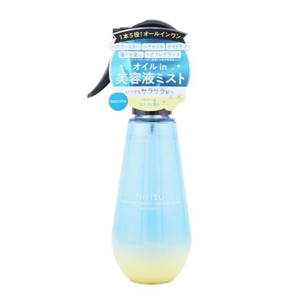 JAN 4580442691104【商品説明】ミストとオイルのいいとこどりをした新発想のオイルin美容液ミスト。ヘアブースター・ヘアオイル・ナイトケア・寝ぐせ直し・ヘアフレグランスの役割を1本で簡潔。重ね付けしても重たくなりすぎない使用感で...