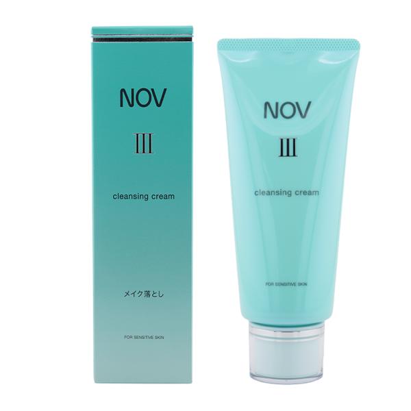 JAN 4934651515537みずみずしい感触でうるおいを与え、お肌をなめらかに【商品名/内容物】NOV ノブ III クレンジングクリーム 120g 【使用方法】顔をぬらさずに、さくらんぼ粒大を乾いた手にとり、らせんを描くようにメイク...
