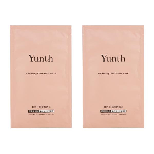 JAN 45807852951061枚に美容液74回*1の美容液成分配合【商品名/内容物】[2個セット]Yunth ユンス 薬用 シートマスク 22mL 【使用方法】Step 1洗顔後、化粧水でお肌を整え、袋からマスクを取り出して広げます。...