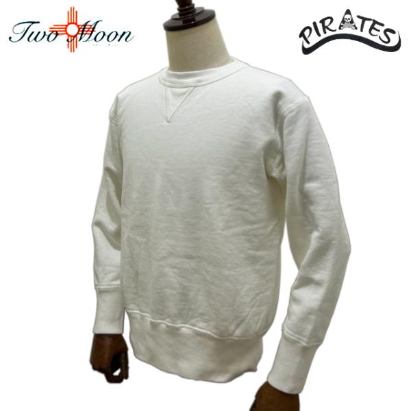 TWOMOON トゥームーン トレーナー スエット メンズ レディース 裏起毛 無地 ループホイール ループウィール 綿100% コットン100% アスレチック スポーツ クラシック ビンテージ ヴィンテージ 吸汗 保温 伸縮 編み物 ニッ...