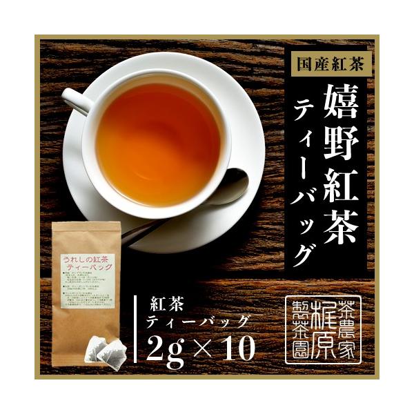 嬉野茶 嬉野紅茶ティーバッグ（2g×10）お茶 日本茶 和紅茶 茶葉 国産紅茶 うれしの茶 九州 佐賀県産