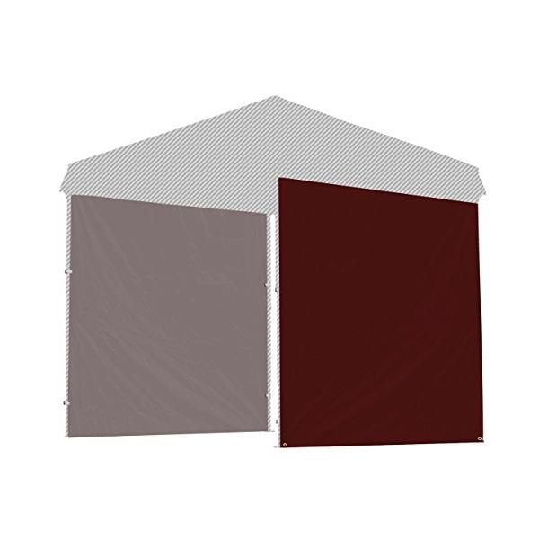 商品詳細： サイズ： 2.0m×2.0m タープテント専用(スチール製・アルミ製共通) 材質： ポリエステル(クリア・ハーフクリア : ポリ塩化ビニル/ポリエチレン) 特記事項：※こちらの商品にはタープテント本体は付属いたしません。 日よけ...