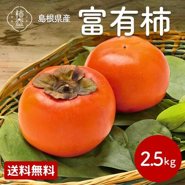 富有柿 柿 2.5kg 農家 直送 家庭用 平田 果物 高級 予約 島根 ギフト お徳用 送料無料 農家直送 名産 かき カキ 贈答 出雲 ひらた 完熟 柿壺（L〜3L）【12月発送】柿専門の農家がお届けする富有柿。2.5kgの柿をお届けし...