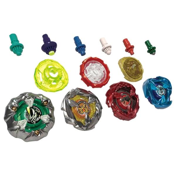 「商品情報」BEYBLADE X とは、超加速ギミック【Xダッシュ】による驚異的なスピードと衝撃でエクストリームなバトルを繰り広げるギアスポーツである。ブレード4種、ラチェット3種、ビット6種が同梱され、72通りのカスタマイズができる強力パ...