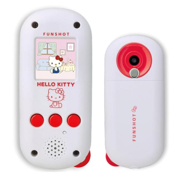 「商品情報」商品紹介ダイレクトシャッターで”3秒”で起動! 撮りたい「今」を切りとる、毎日のためのデジタルトイカメラ!カメラ本体はハローキティのプリントとイメージカラーでデザイン。サンリオキャラクターズのオリジナルフレーム・スタンプは100...