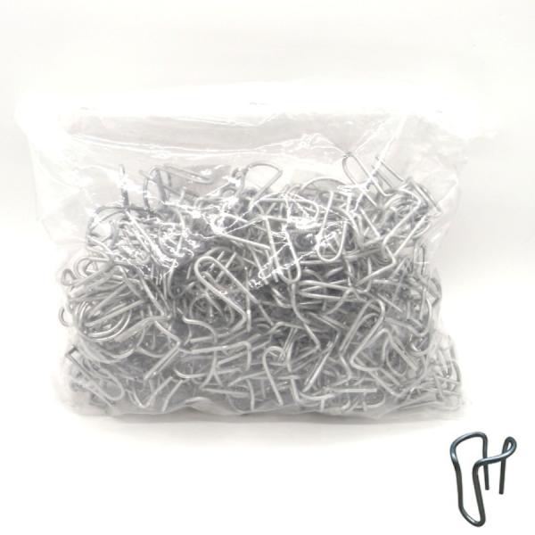 材質：亜鉛メッキ鋼線線径：2.0mm● ハウスの谷シート、谷コイル等をアーチパイプに留めておく金具です。● パイプ径 19mm/22mm/25mm用があります。※25mm用は受注生産品のため、メーカーに在庫がない場合、最大2か月程納期がかか...