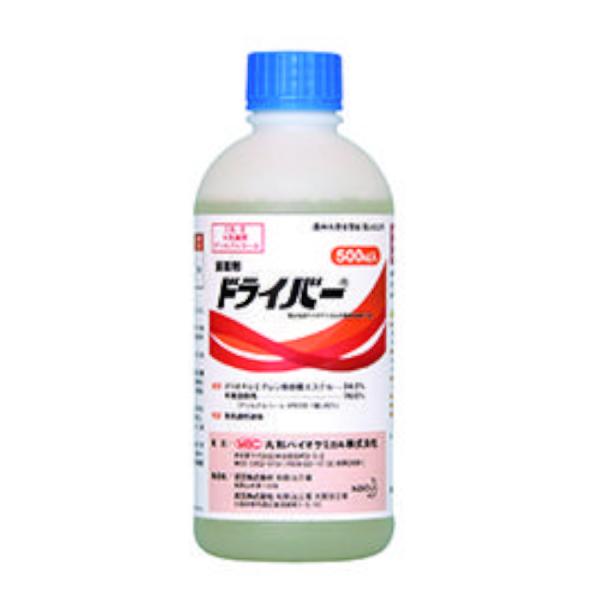 ■特徴 ドライバーは、花王株式会社が開発した植物原料由来の新しい高濡れ性展着剤（アジュバント）です。農薬散布時に薬液をはじいてしまうようなワックスの強い作物に対し、特に効果を発揮するよう設計され、散布した薬液をより確実に作物表面へ付着、拡展...