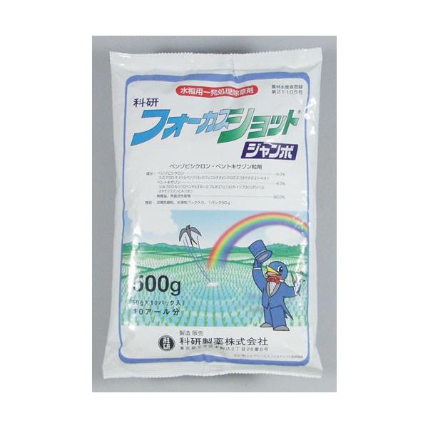 ■特徴 ・田植当日から使えるジャンボ剤です。・ほふく性雑草に高い効果を示します。・ＳＵ抵抗性雑草全般に高い効果を示します。・2成分で幅広い雑草に40日以上の効果を示します。・経済的なジャンボ剤です。■基本情報登録番号：21105農薬の種類：...