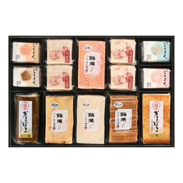 名称魚肉ねり製品内容（量）【鮨蒲】あなご・紅鮭・天然ぶり・甘えび【鮨蒲こまち】紅鮭・あなご・甘えび・たい【小巻】焼・昆布巻紅ズワイ蒲鉾4サイズ縦約24.5cm×横約36.5cm×高さ約3.0cm賞味期限約3週間保存方法要冷蔵（1℃〜10℃で...