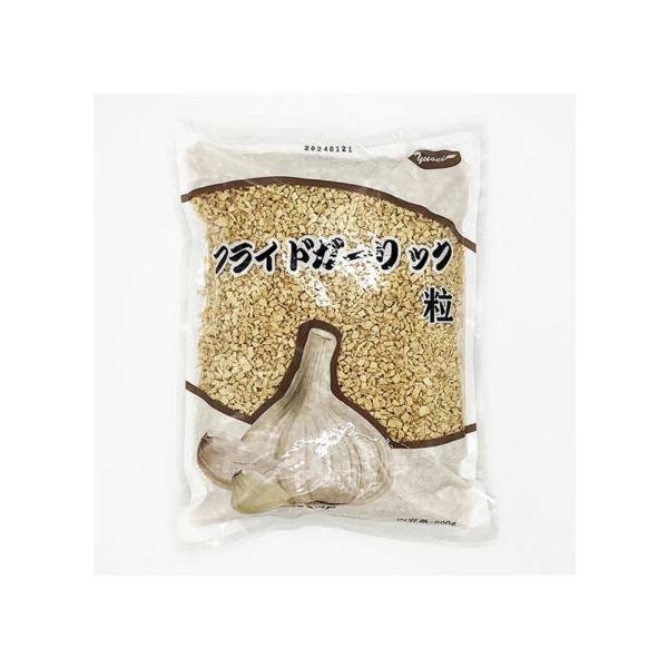 ニンニクを粒状にカットし揚げたものです。料理の下ごしらえや隠し味としてお使いただけます。サラダ、ステーキ、カレーなどにそのまま振りかけて、麺類やスープの風味づけに、細かく砕いて揚げものなどにまぶして下味などに、食べるラー油の具材としてもその...