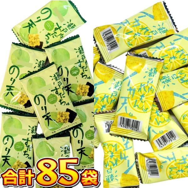 【発売元、製造元、輸入元又は販売元】株式会社 タクマ食品株式会社 ケイ・エスカンパニー【名称】[イカ天。瀬戸内れもん味] 魚介類加工品[のり天。瀬戸内すだち味] 海藻類加工品【セット内容】イカ天。瀬戸内れもん味 1袋（1個入）×45袋のり天...