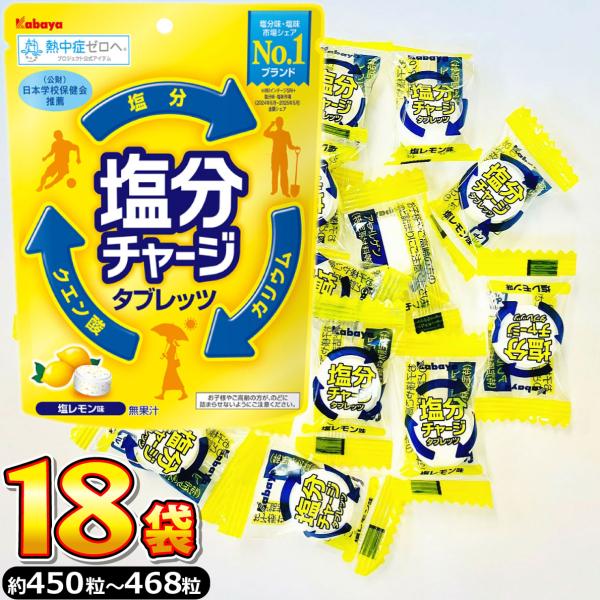 【発売元、製造元、輸入元又は販売元】カバヤ 株式会社【名称】清涼菓子【内容量】1袋（81g）×18袋（合計約450個）【原材料】砂糖（国内製造）、ブドウ糖、水飴、乳糖、食塩／クエン酸、クエン酸Na、乳化剤、塩化K、香料、フマル酸Na、着色料...