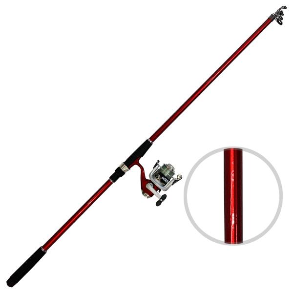 全長(m):3.00継数(本):3仕舞寸法(cm):約112竿標準自重(g):約235錘負荷(号):10-15先径/元径(mm):2.5/17.5ギア比:5.1:1ベアリング数:1リール自重(g):約258付属糸(号-m):ナイロン4-約110