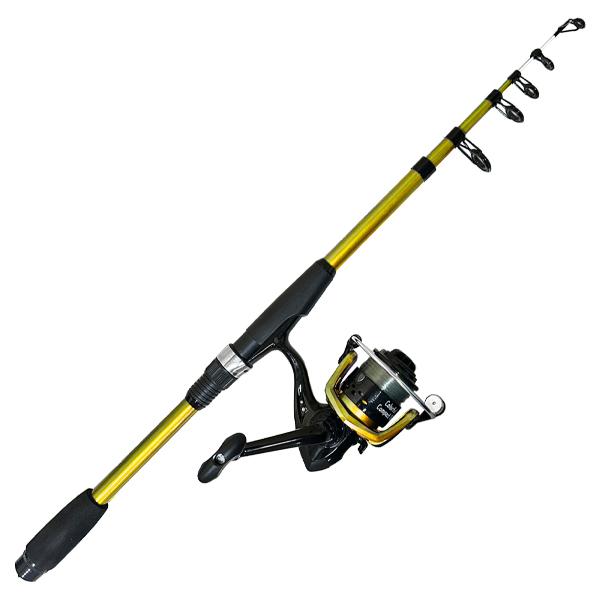 全長(m):1.8継数(本):5仕舞寸法(cm):約47竿自重(g):約115鉛負荷(号):1-10ギア比:5.1:1ベアリング数:1リール自重(g):約205標準ナイロン糸巻量(号-m):2.5-140 / 3-120画像は商品イメージで...