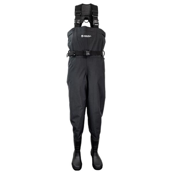 ●透湿性に非常に優れた4層透湿防水素材を採用防水性はもちろん高い透湿性を誇る素材を採用することにより、長時間の釣行でも蒸れにくく、快適な状態をキープします。●充実の機能肩への負担を軽減するショルダー部のネオプレンカバーや脇下には胴回りを体に...