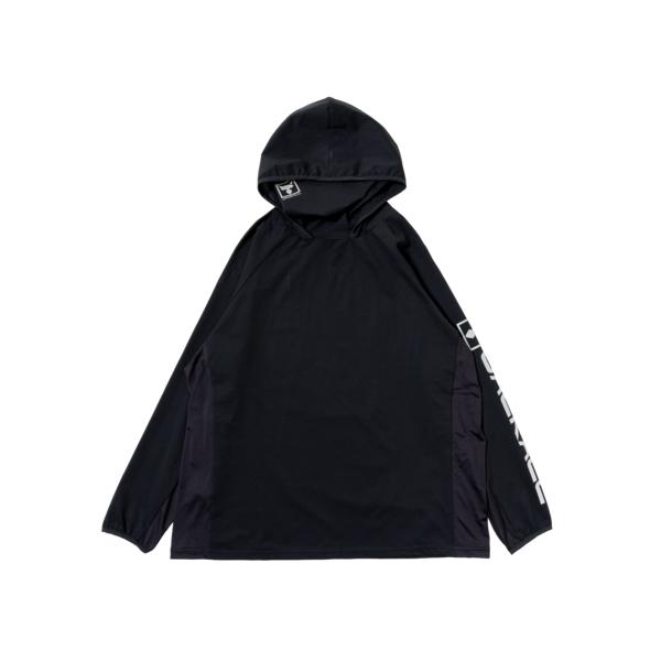 ムレにくく、呼吸しやすい。春夏の釣行を変える、ネックゲイター一体型フーディ。目指したのは、これだけでUVケアが完結するサマーフーディ。釣行中、首元を守りながらも呼吸しやすいこと。長時間着用してもストレスにならないこと。そして、春夏の強い日差...