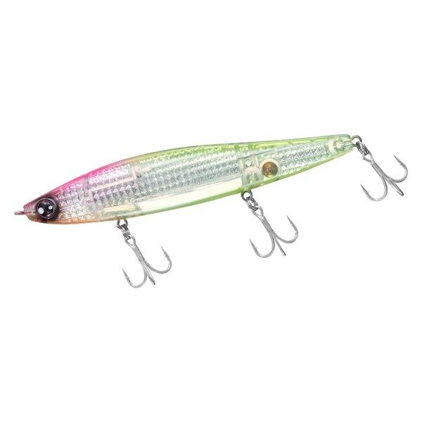 モアザン スイッチヒッターにレーザーインパクト搭載モデルが登場■サイズ：120mm■標準自重：22.0g■有効レンジ：水面〜約0.5m■タイプ：スローフローティング■メーカーテスト飛距離Max：71.5m/Ave：69.4m■標準装備フック...