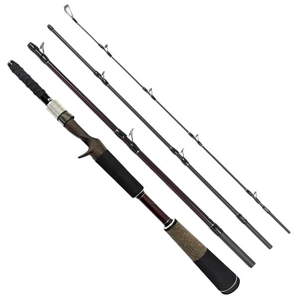 【BC4 5.10LH POWER GRIPZ EDITION】「トラベルアングラー」に贈る　強靭な4ピースシリーズ仕舞寸法 49cm。川幅30mほどの湿原河川やジャングルの川で、軽めの7〜9cmミノーをピン撃ちでき、ストラクチャーに潜むラ...