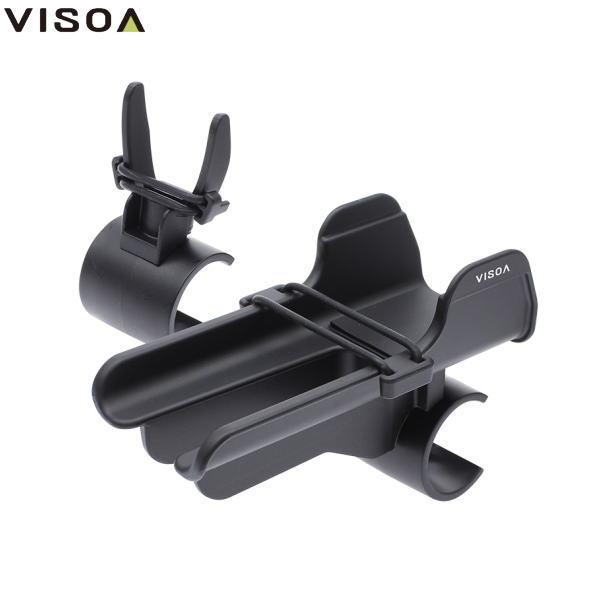 車内用バーの上側でロッドを安定ホールドします。φ25〜35mmまでの車内用バーに取付可能なロッドホルダーです。ロッドの落下を防ぐストッパーリング付きです。リア側ホルダーにはリールのグラつきを軽減するリールスリット付きです。フロント・リア独立...