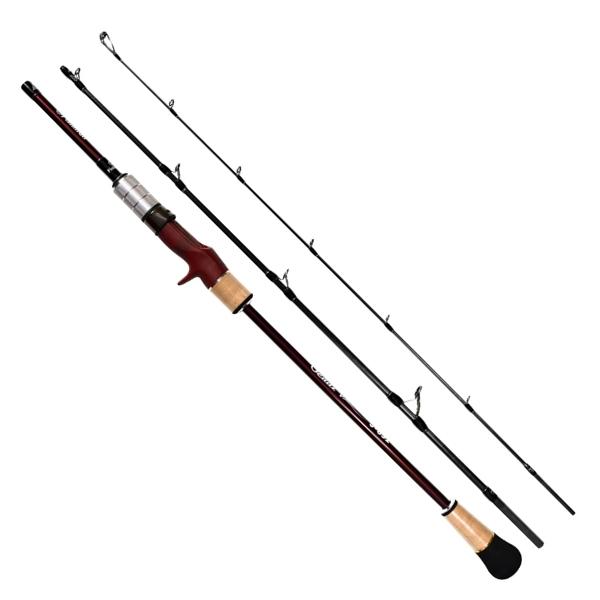 【スペック】全長:192cm(6.3ft)継数:3ピース仕舞寸法:67.5cmグリップ長:54.5cm自重:130ｇルアーウェイト:80〜200gライン:PE0.8〜2.5号