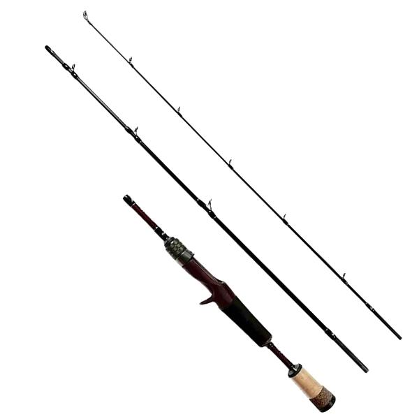 【スペック】全長：149.5cm(4ft11in)継数：3ピース仕舞寸法：61cmグリップ長：28.5cm自重：89g素材：4軸カーボンガイド：Kガイドチタン+ステン(TOPのみチタン)ルアーウェイト：3〜18gライン：PE0.6〜2号