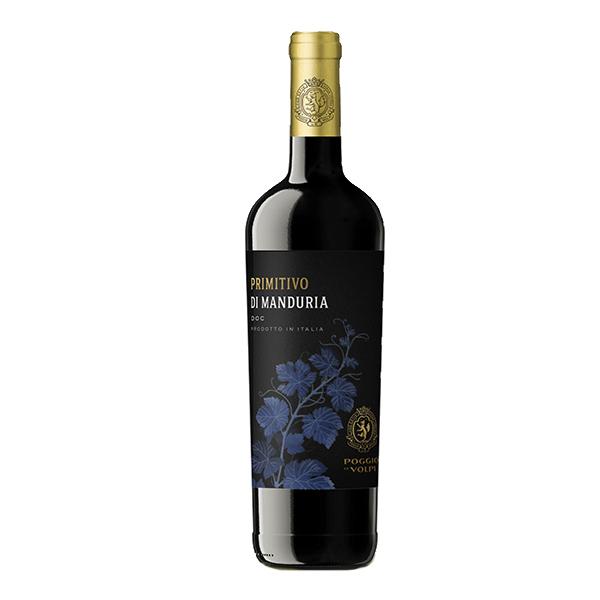 【よりどり６本以上、送料無料】　Poggio le Volpi Primitivo 750mlポッジョ・レ・ヴォルピ　プリミティーヴォ